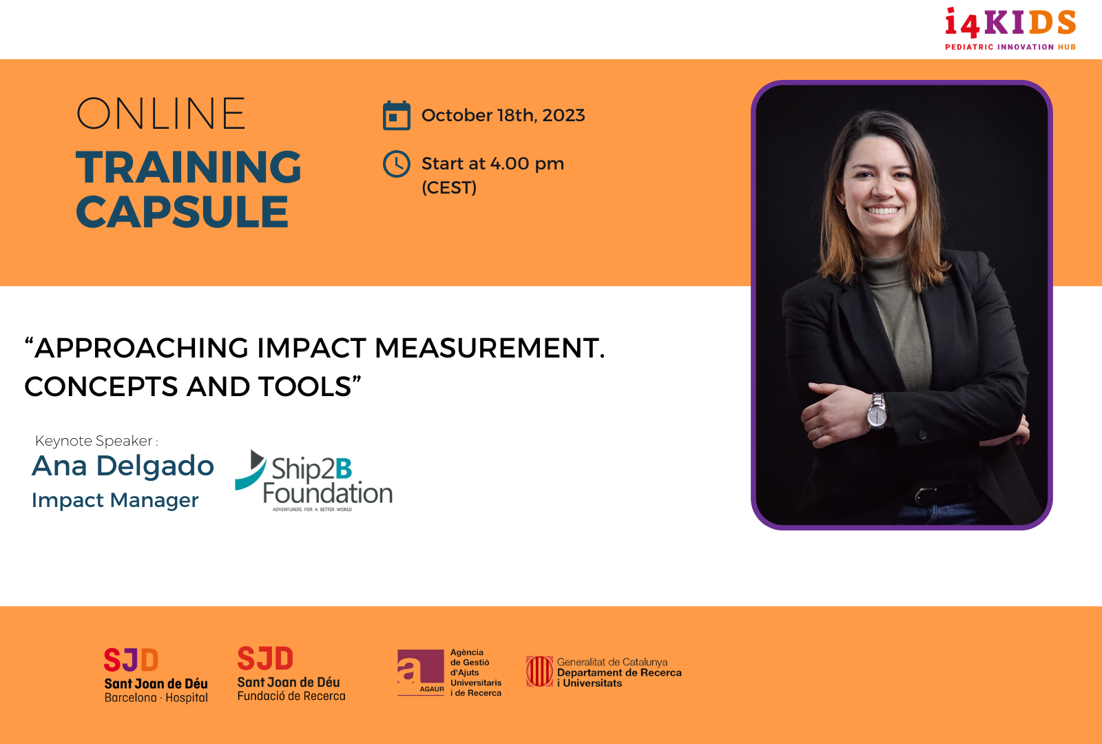 Events Training Capsule I Approaching Impact measurement - i4KIDS