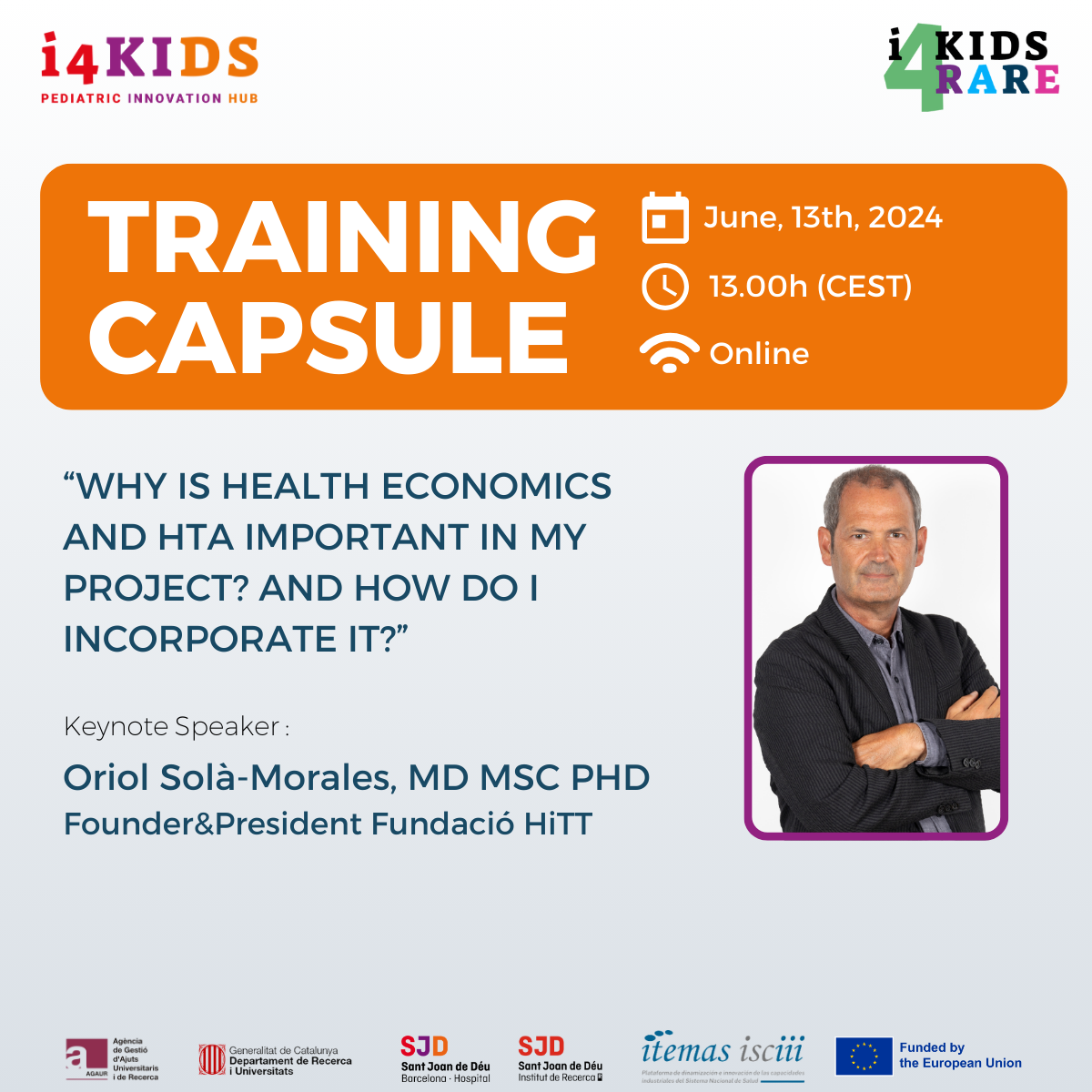 Paediatric Innovation Training Capsule - i4KIDS