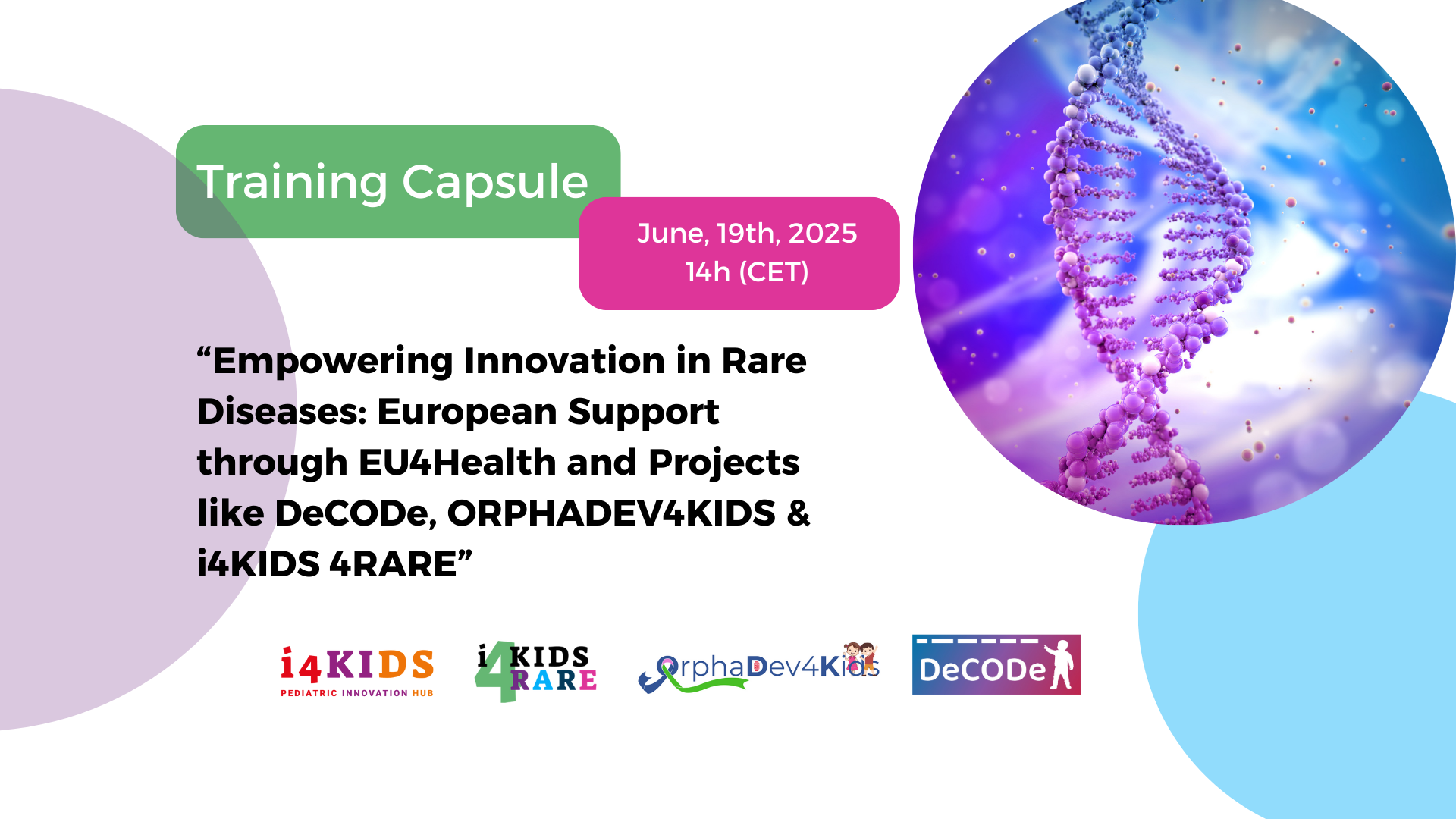 Pediatric Innovation Training Capsule - i4KIDS